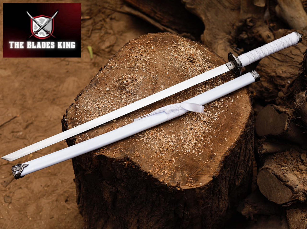 White Ninja Katana – Ghost Blade Shadow Sword | Samurai Katana – THE ...