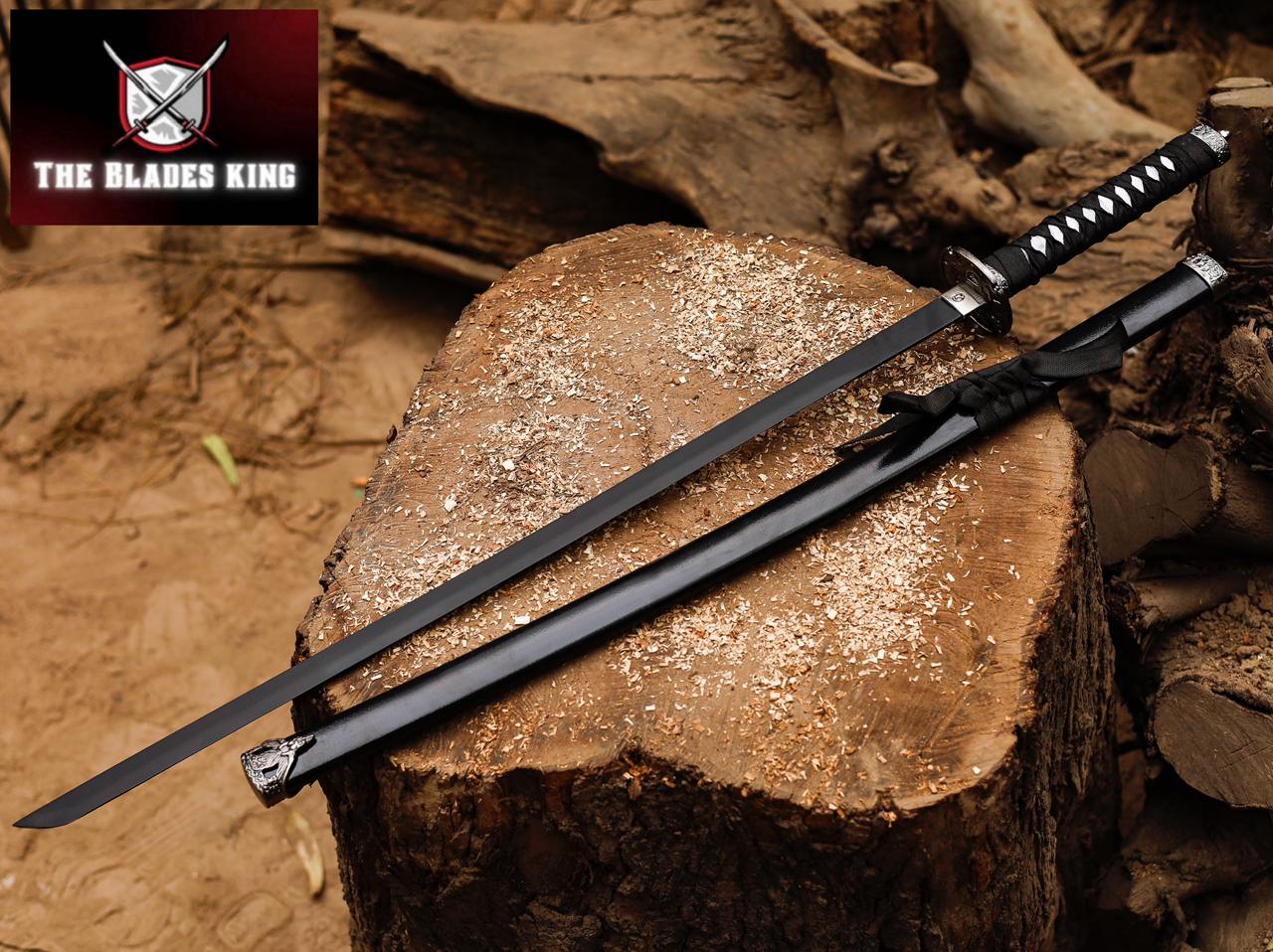 Black Ninja Katana – Shadow Fang Edition | Powder Coated Samurai Sword ...